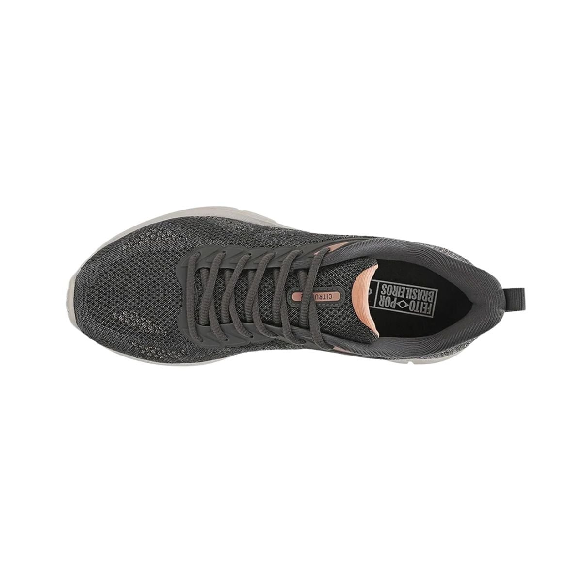 Tenis Running Fem Running Olympikus Citrus 2 Cinza Cinza