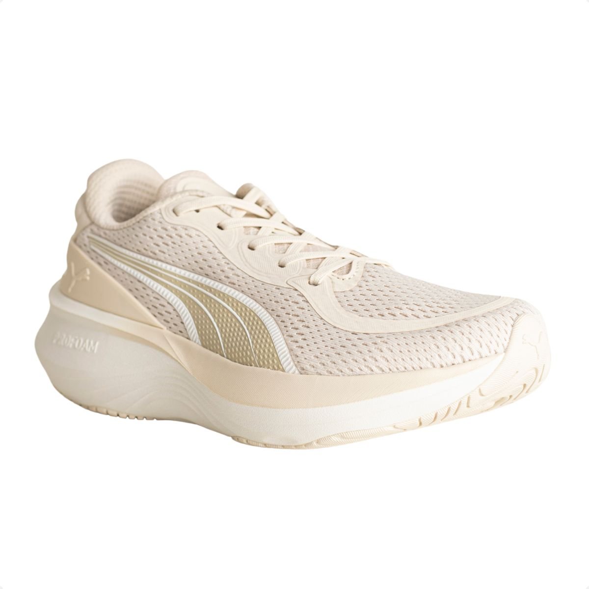 Tenis Running Fem Puma Scend Pro 2 Bege