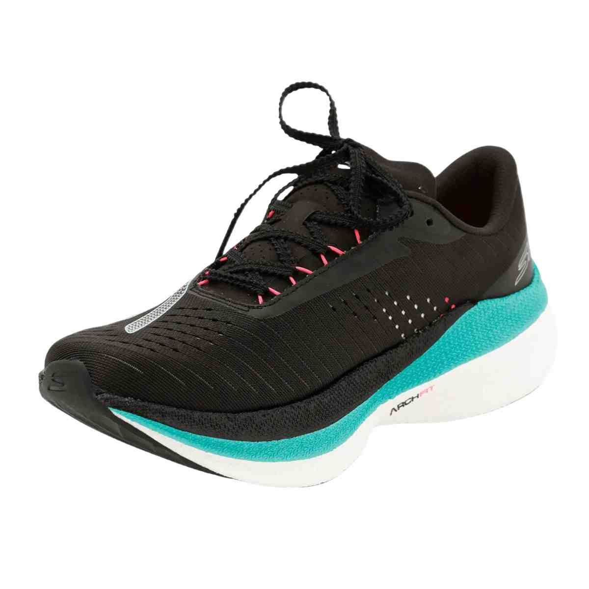 Tênis Corrida Feminino Skechers Skx Aero Razor Preto Preto