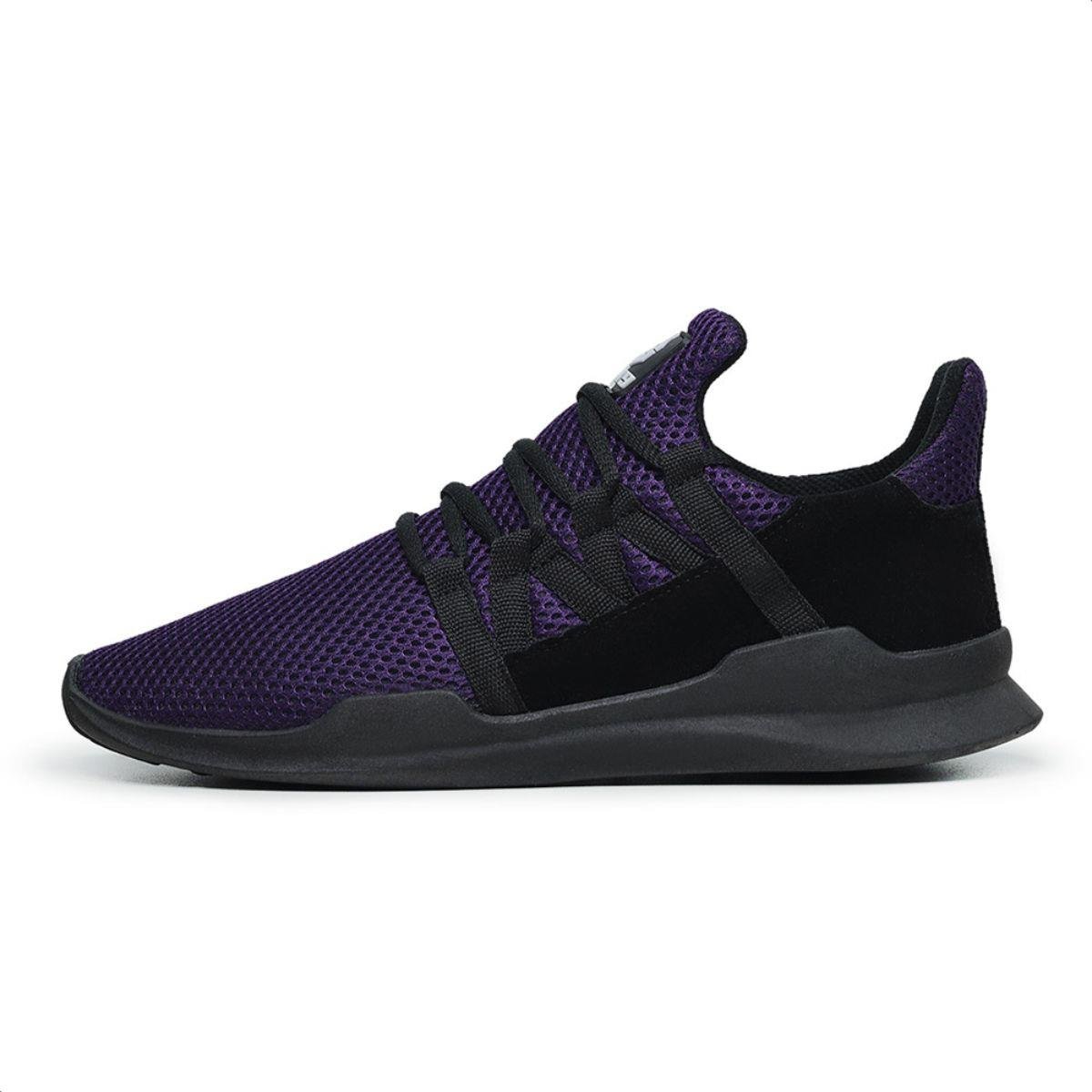 Tênis Caminhada Conforto Masculino Cadarço Slim Casual Roxo