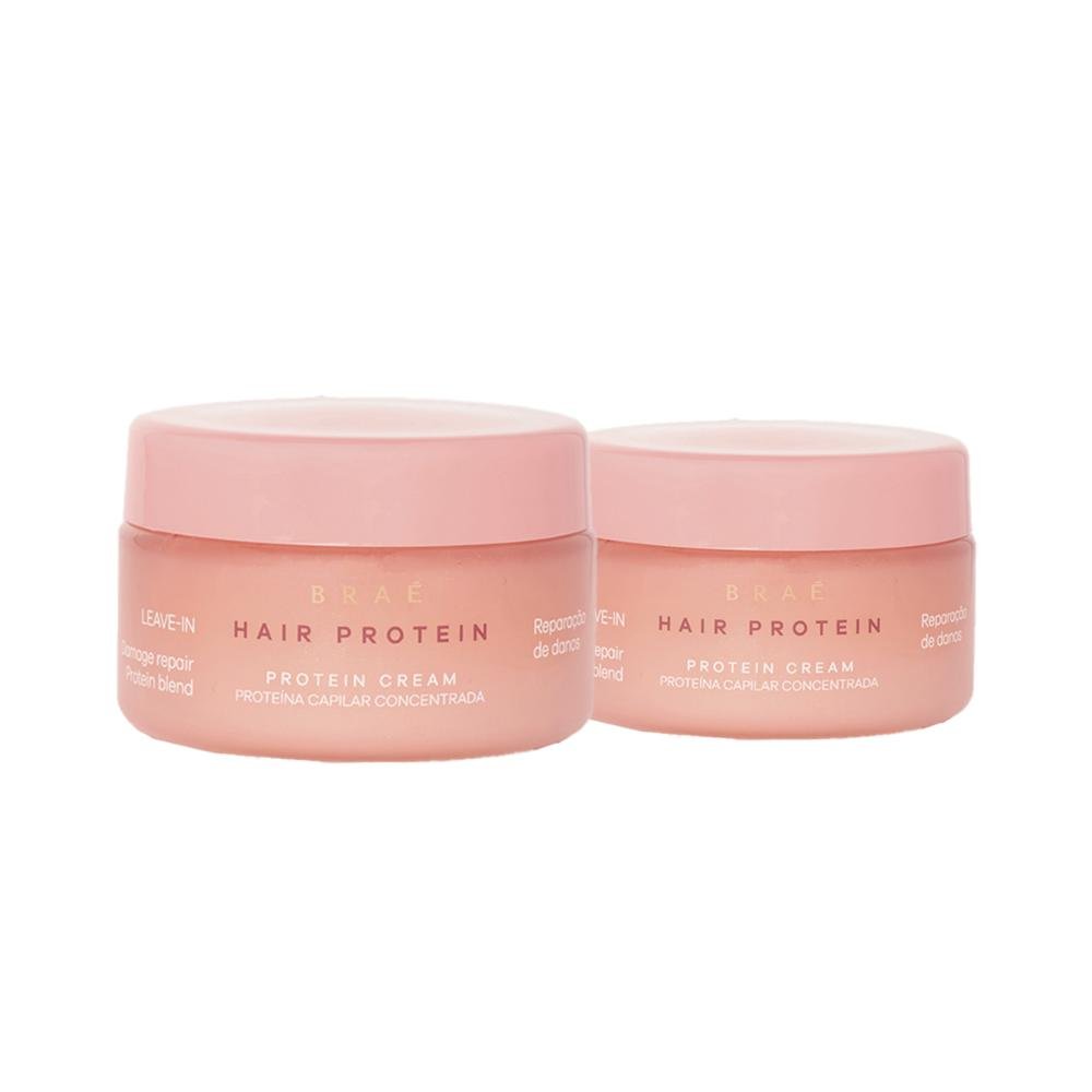 Kit Braé Hair Protein Leave-in Condicionante 80g (2 produtos) ÚNICO