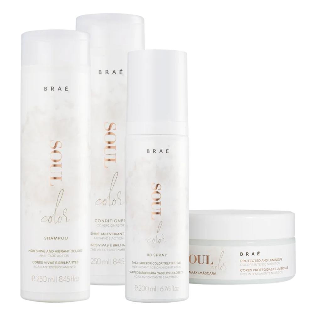 Kit BRAÉ Soul Color Treatment (4 Produtos) ÚNICO
