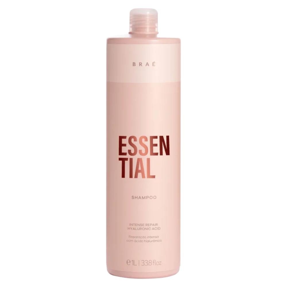 Kit Braé Essential 2x Shampoo 1L, Condicionador 1L (3 produtos) ÚNICO