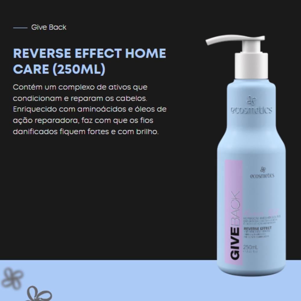 Kit Ecosmetics Give Back Co Wash 250ml, Reverse Effect 250ml, Co Wash ...