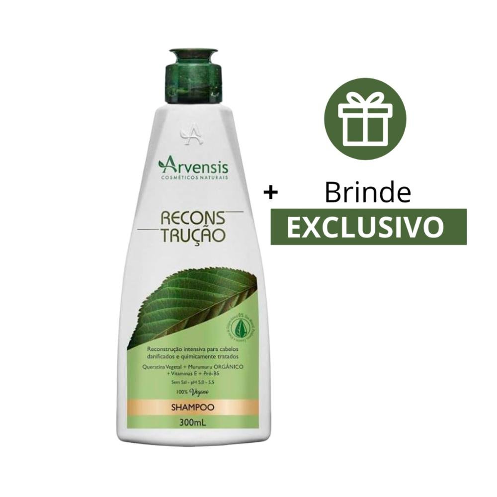 Kit Arvensis Shampoo Reconstrução 300ml + Presente ÚNICO