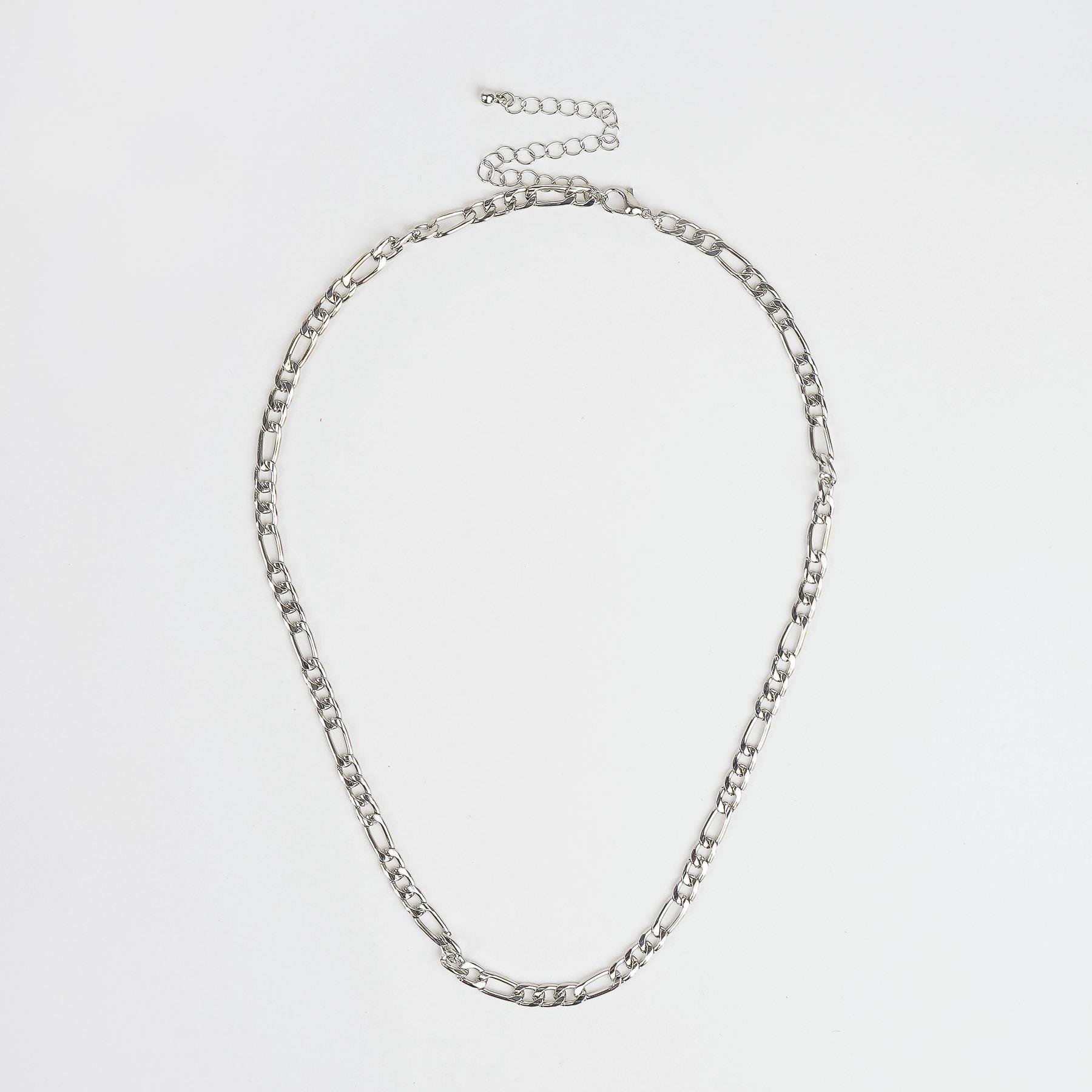 Colar Curto Prata Basic Prata