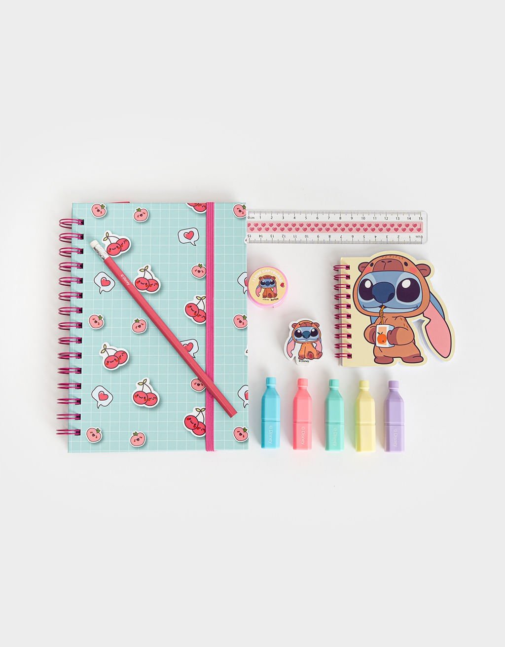 Kit Papelaria Stitch Capybara ÚNICO