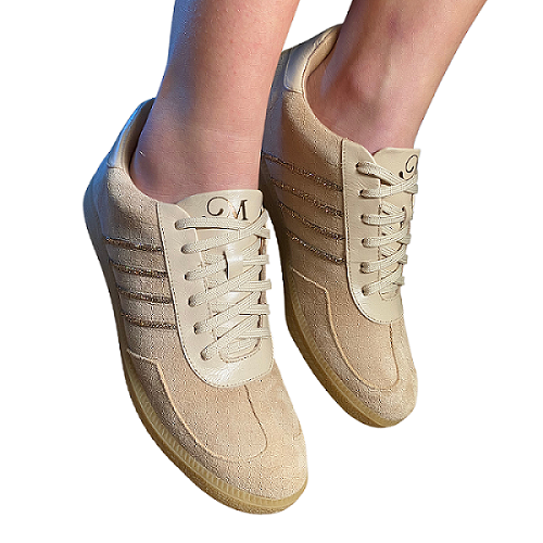 TÊNIS MAITHE VELUDO Bege