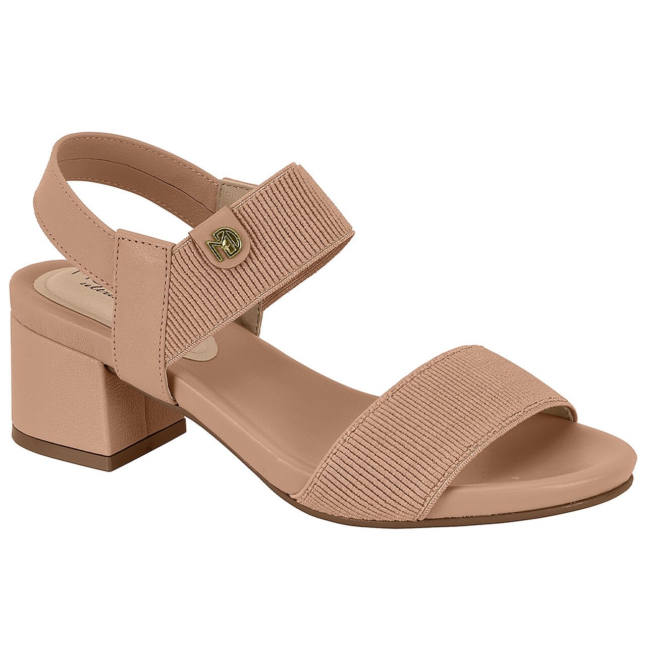 Sandália Modare Salto Feminina 7187.100 Bege