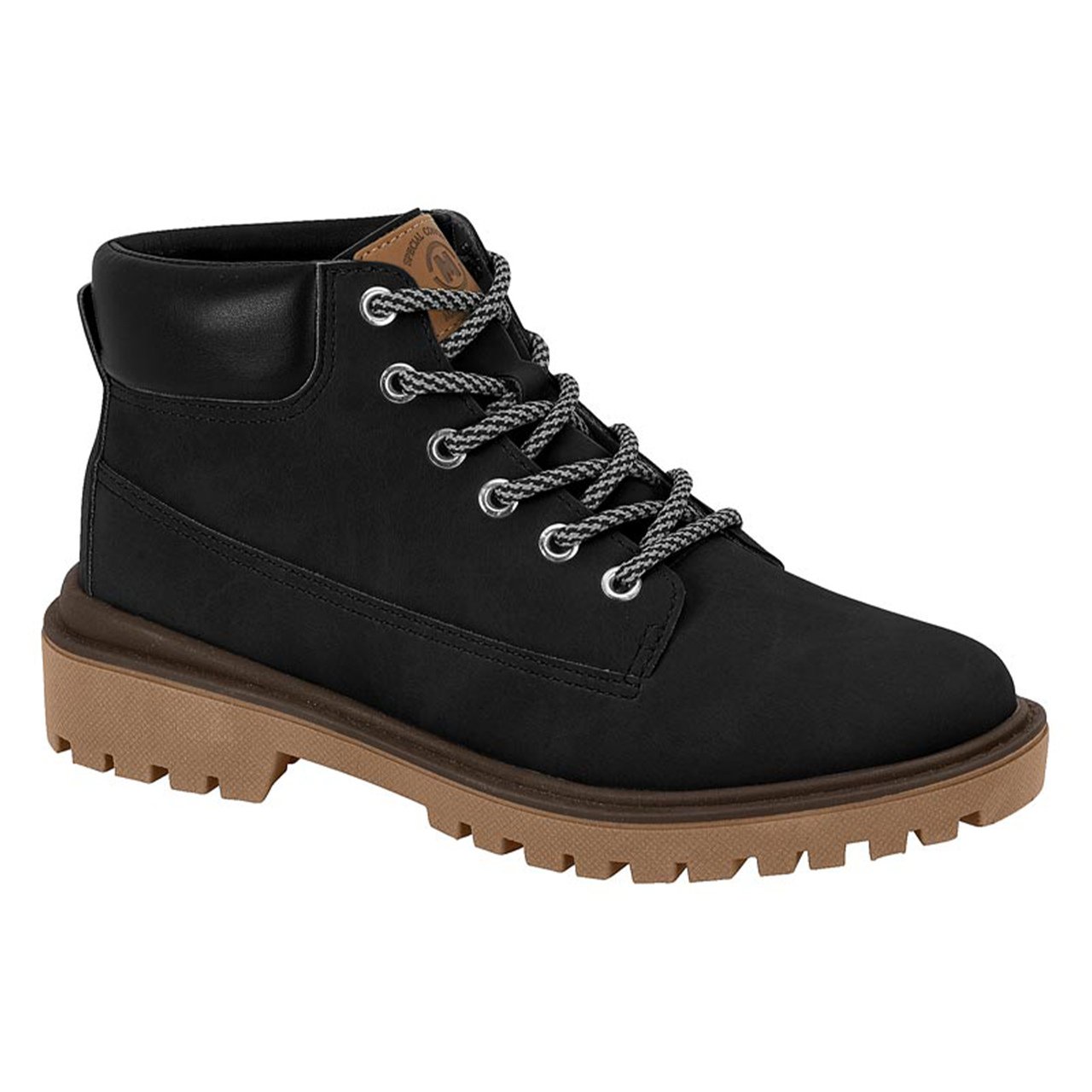 Bota coturno molekinho infantil 2817.111 Preto