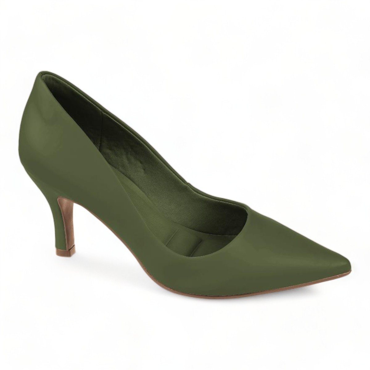 Sapato Scarpin Salto Bebecê Feminino 7016-180 Verde