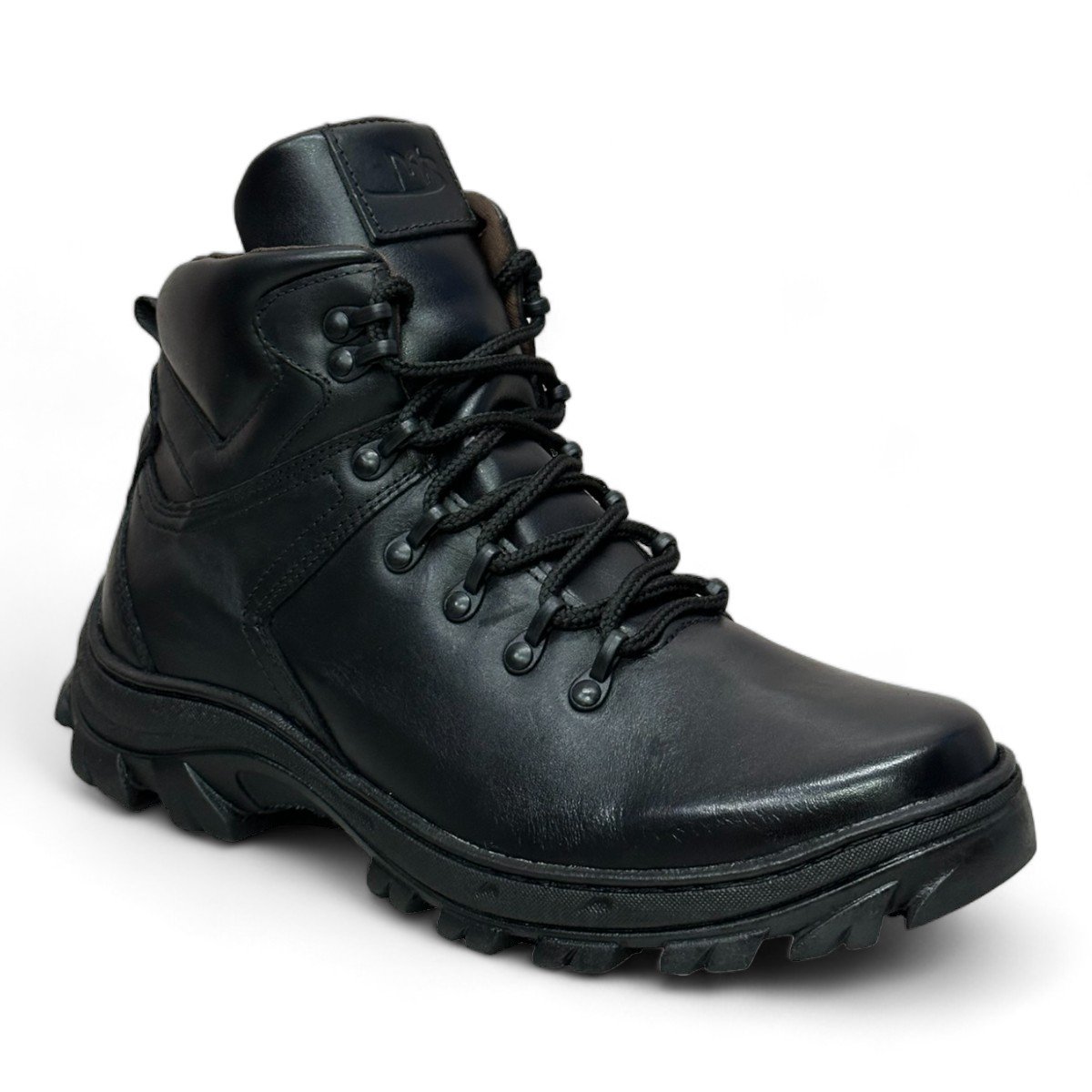 Bota Adventure Mega Boots Cano Alto Couro 17019 Preto