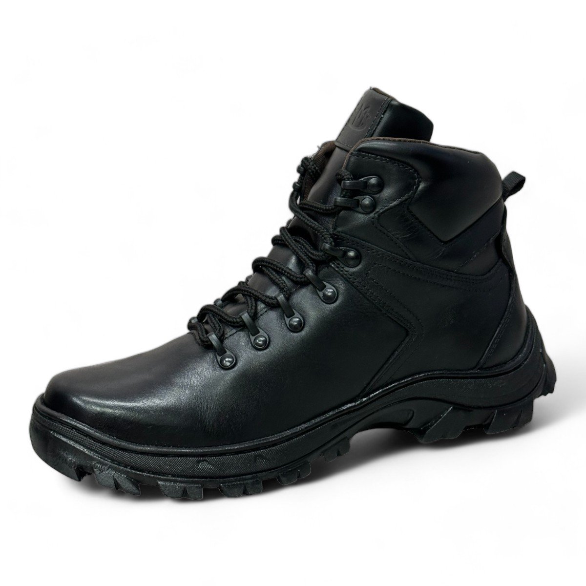 Bota Adventure Mega Boots Cano Alto Couro 17019 Preto