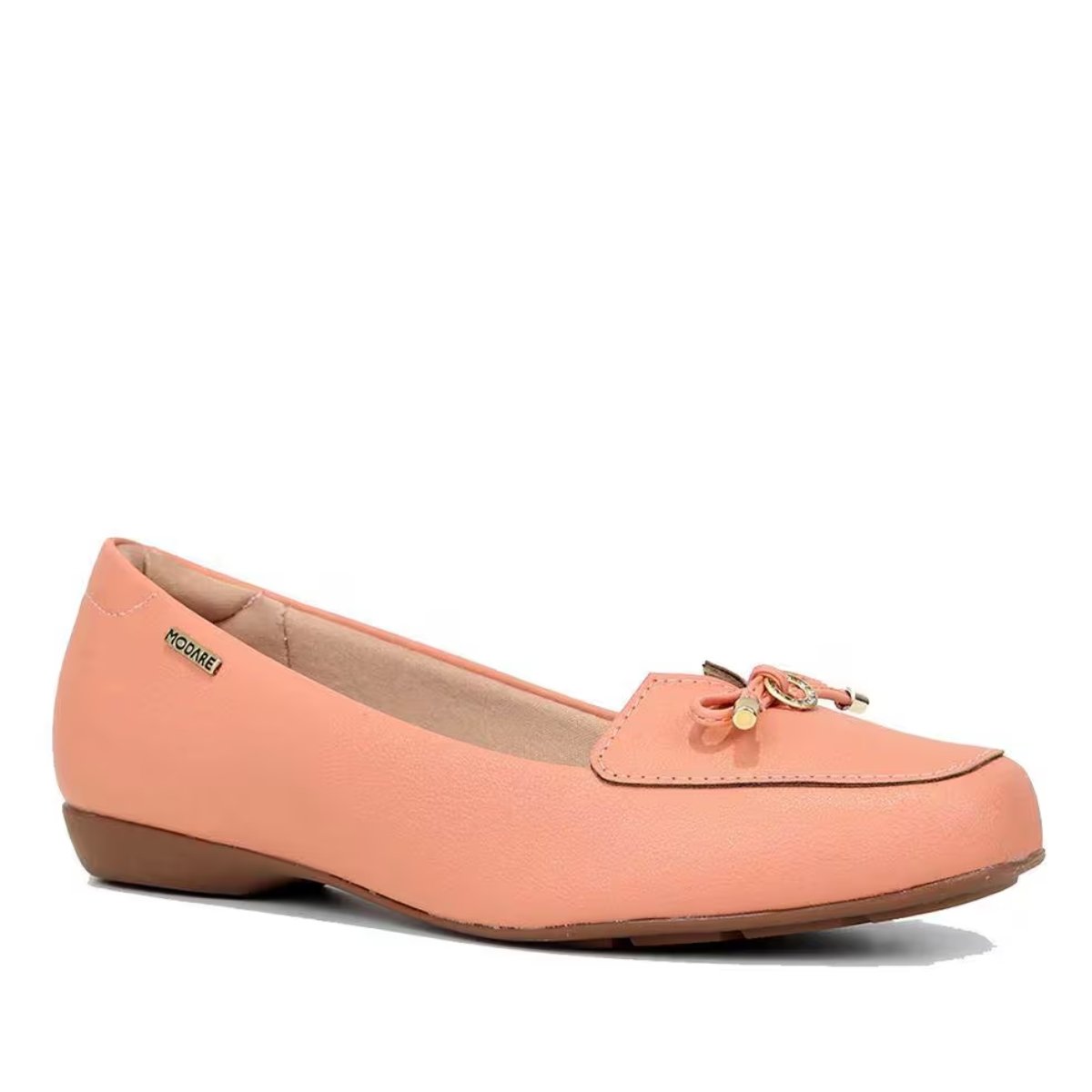 Mocassim Modare Feminino Ortopedico Leve Ultra Conforto Laranja