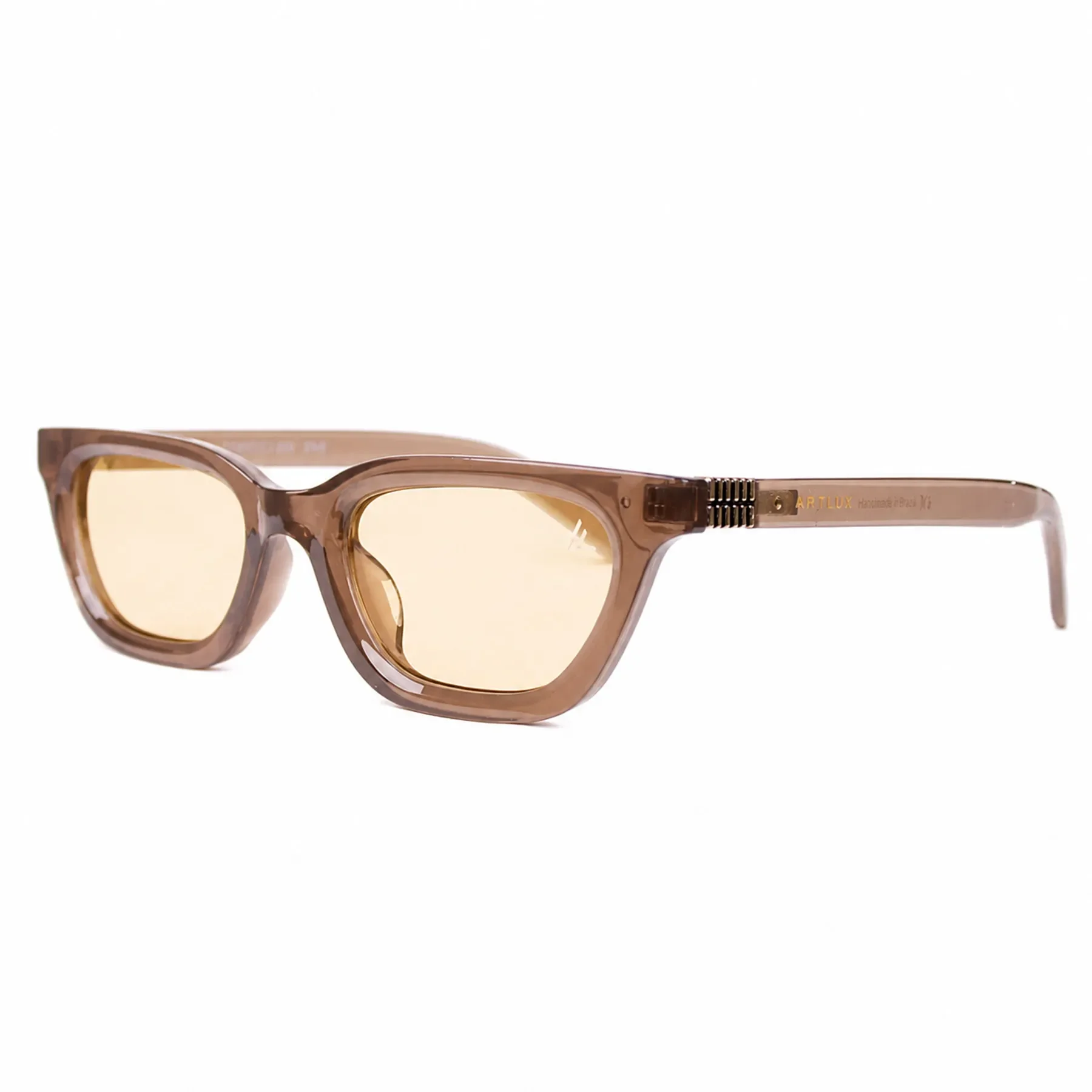 Oculos de Sol Artlux Saffiano UV400 + Case Incluso OCLSAFFIANO Bege