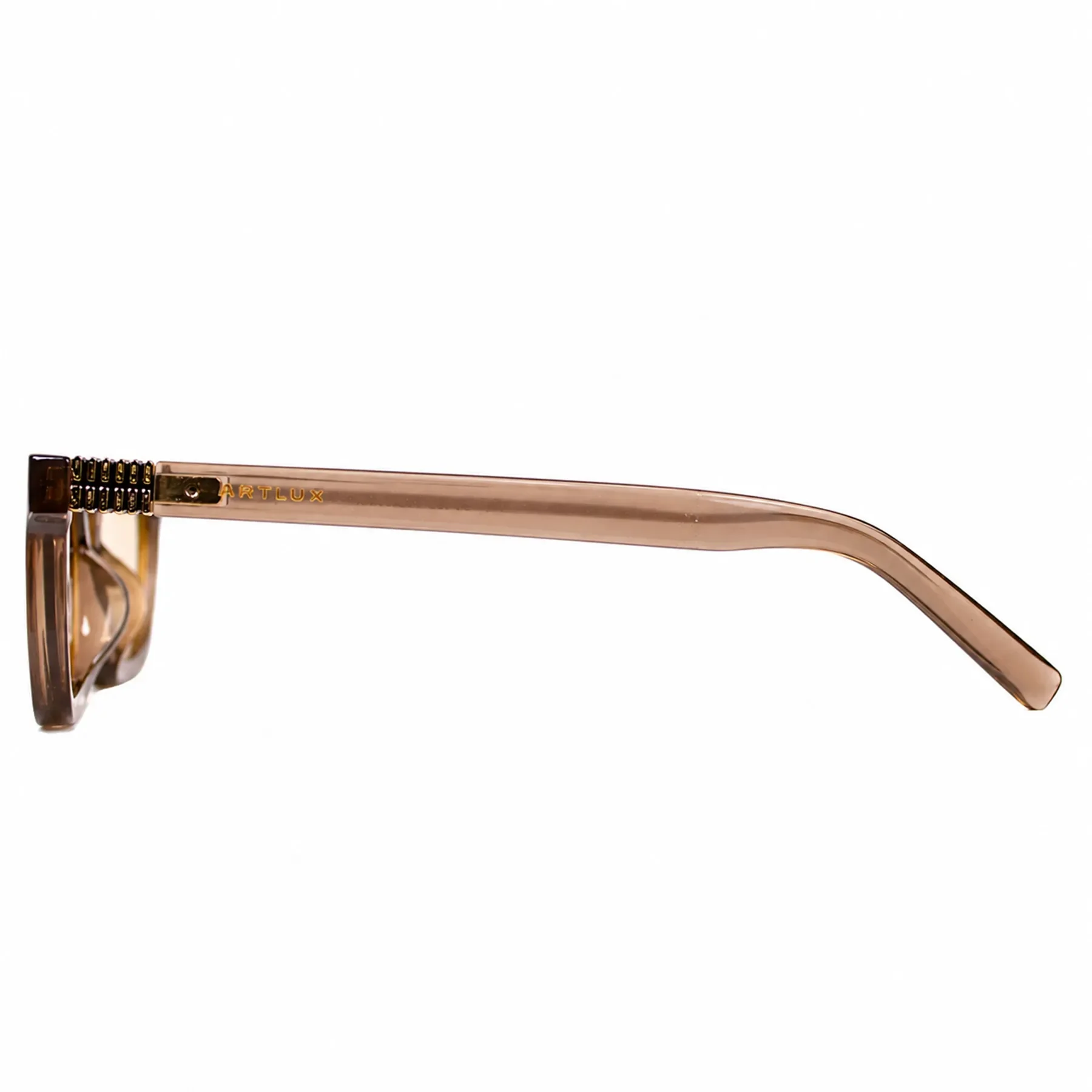Oculos de Sol Artlux Saffiano UV400 + Case Incluso OCLSAFFIANO Bege