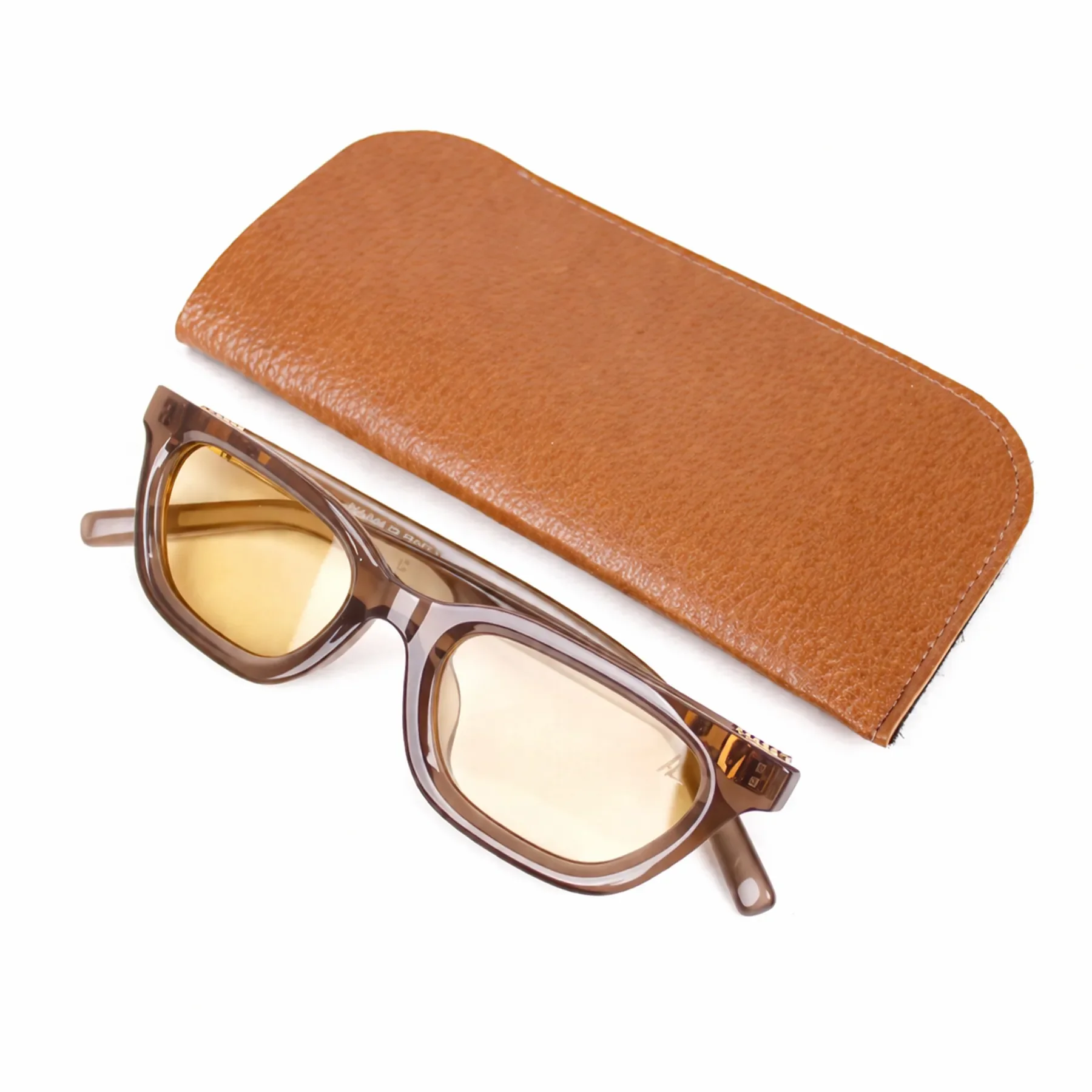 Oculos de Sol Artlux Saffiano UV400 + Case Incluso OCLSAFFIANO Bege