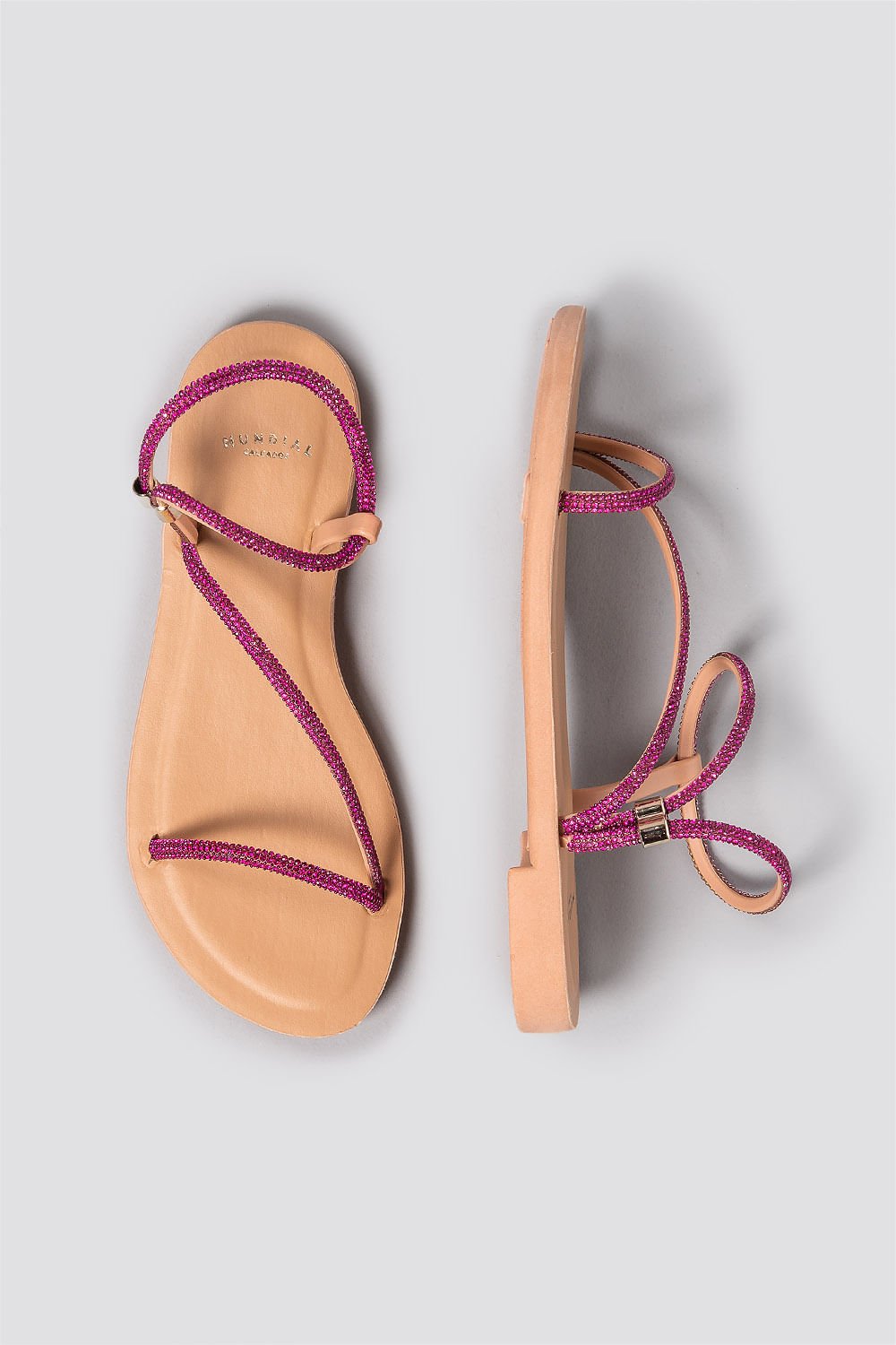 Sandália Feminina Rasteira Mundial Dirce Rosa