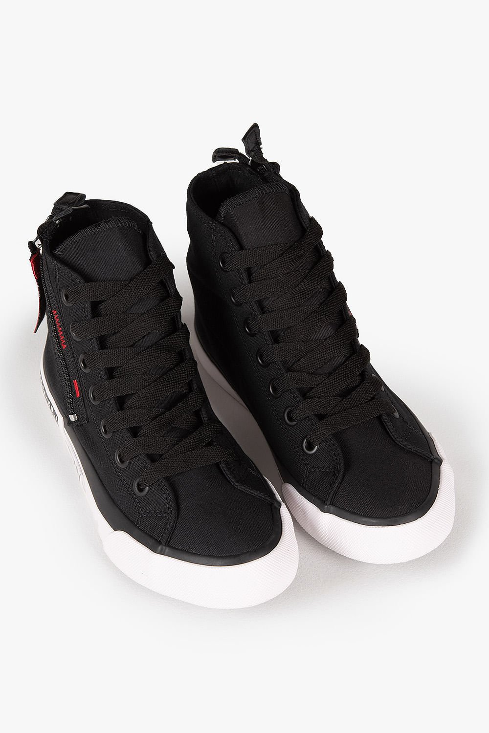 Tênis Feminino Coca-Cola Atlanta Wave Zipper Preto