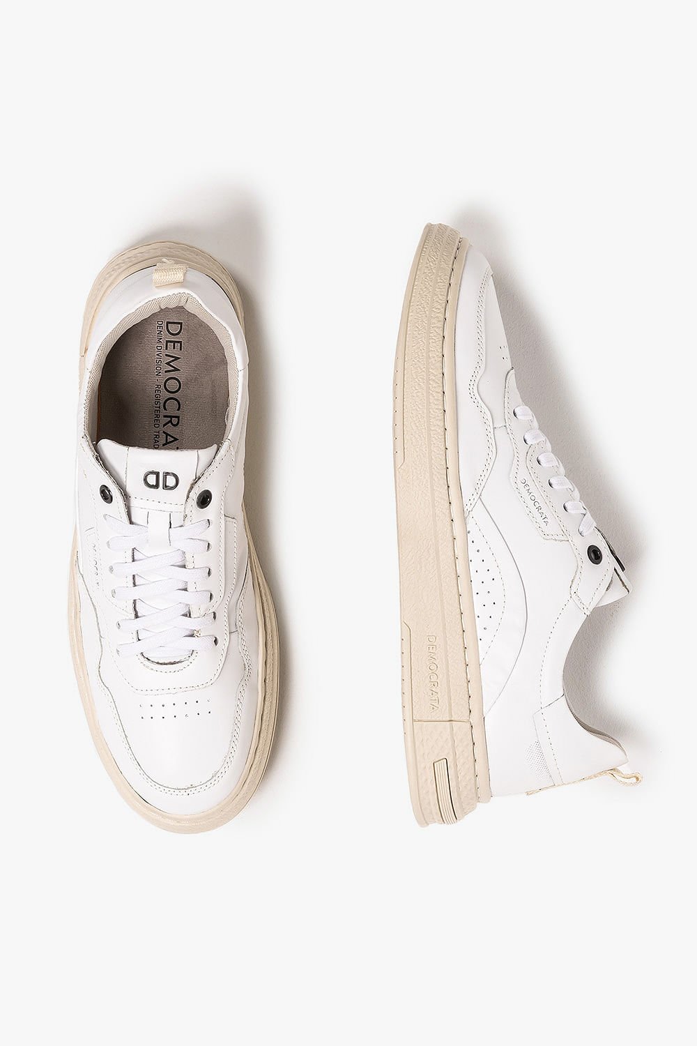 Tênis Masculino Democrata Denim Jake Branco