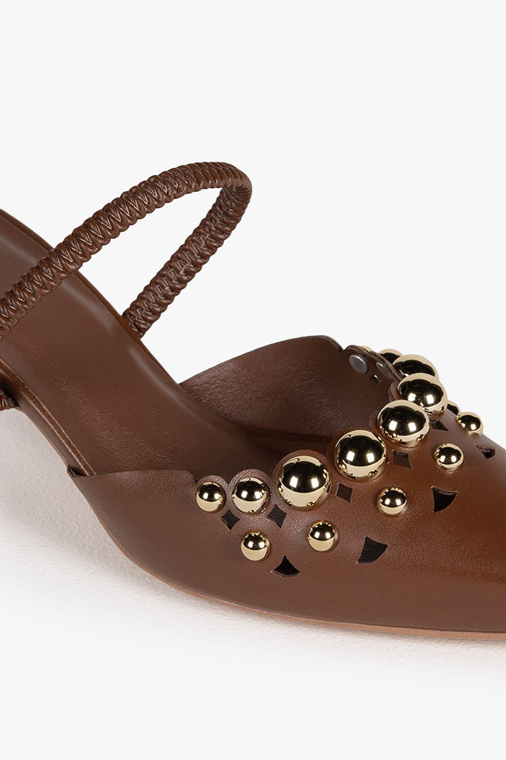 Scarpin Feminino Slingback Mundial Helise Marrom