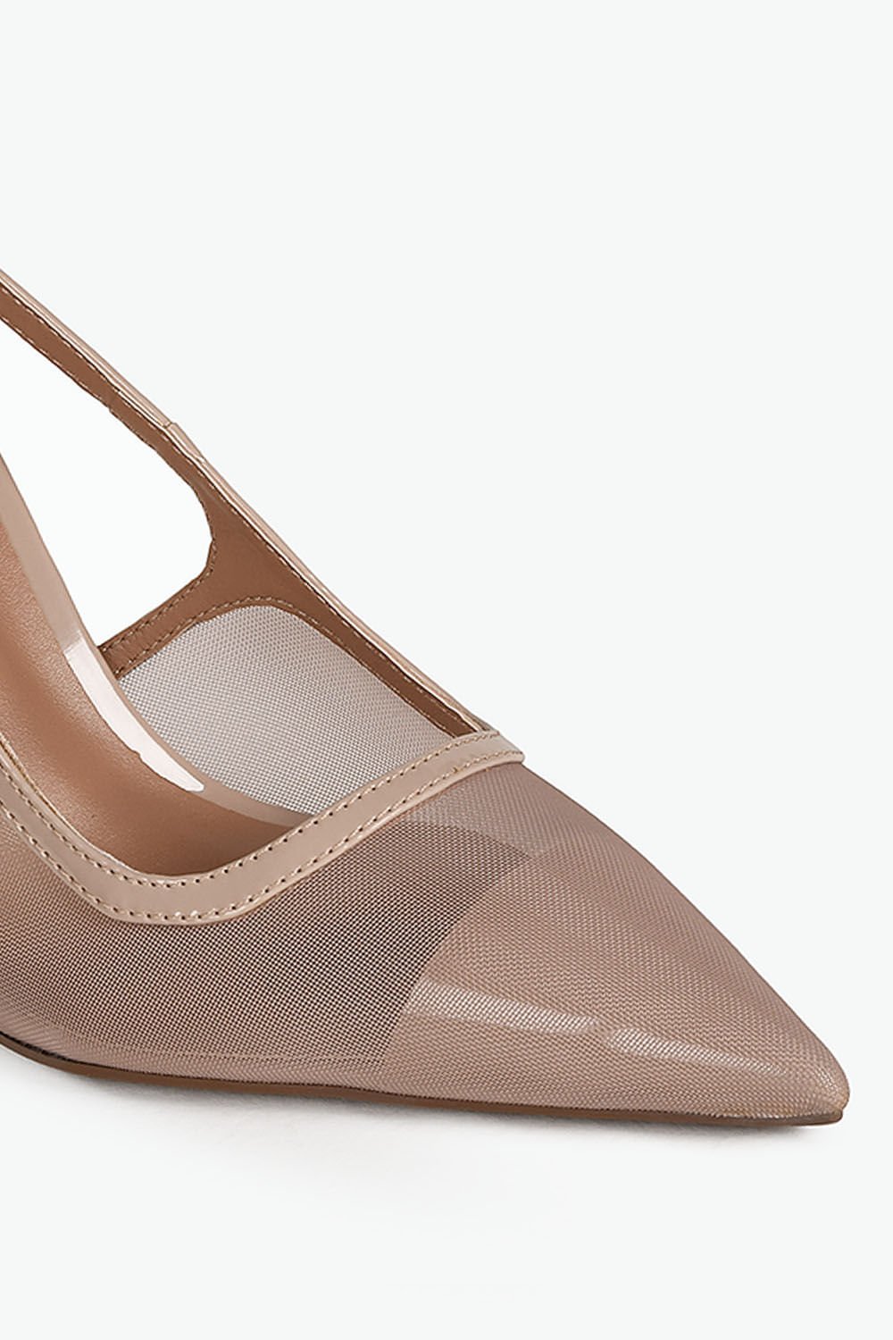 Scarpin Feminino Slingback Mundial Antonelli Bege