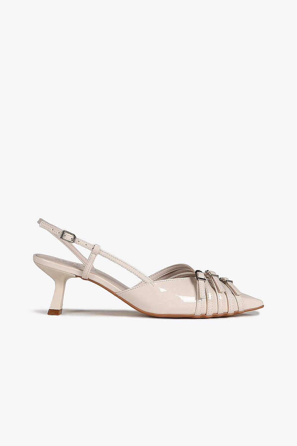 Scarpin Feminino Slingback Mundial Suelly Branco