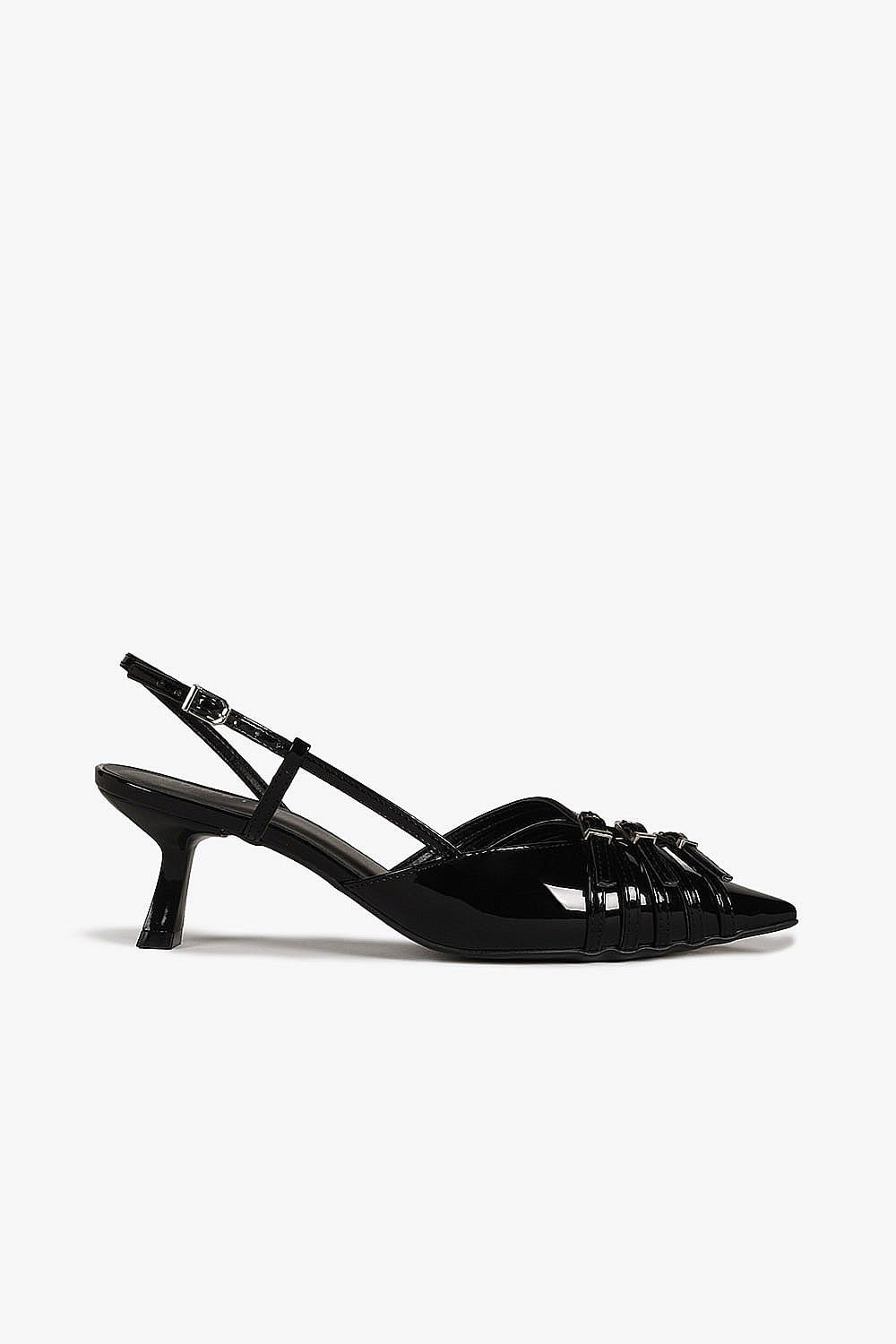 Scarpin Feminino Slingback Mundial Suelly Preto