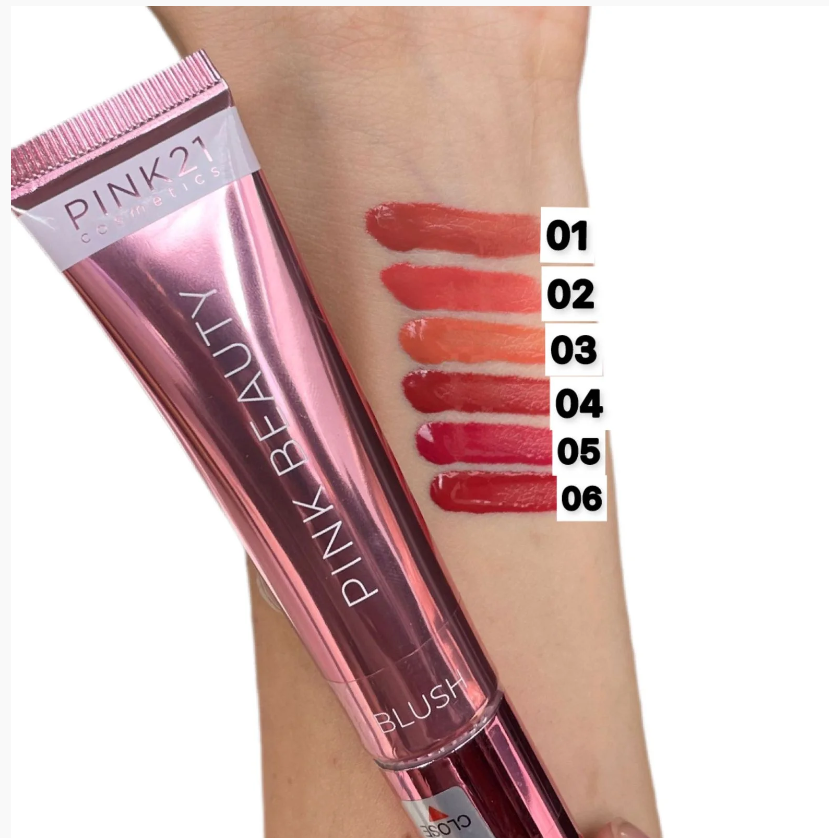 Blush Liquido Beauty com Aplicador - Pink 21 Cor 05