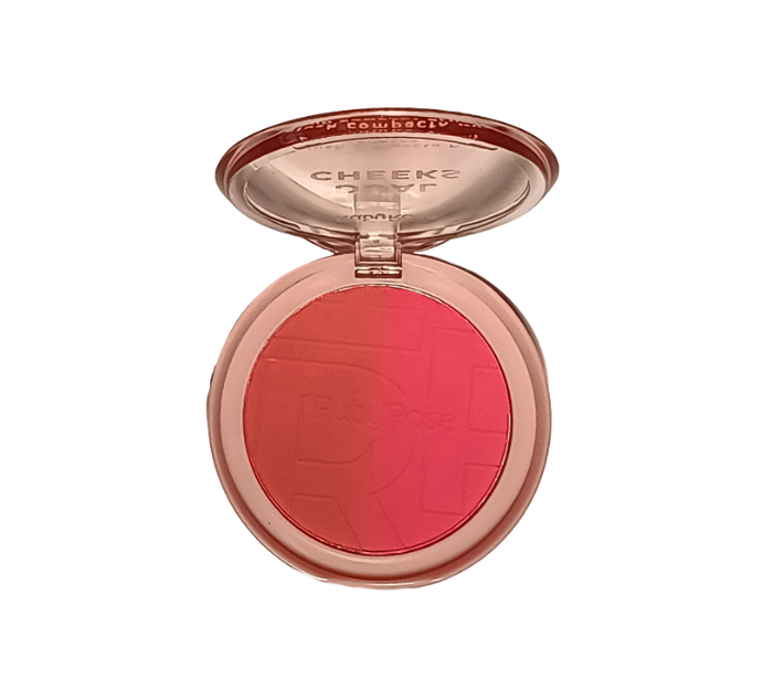 Blush Compacto Dual Cheeks - Ruby Rose CHAMPAGNE / PEACH