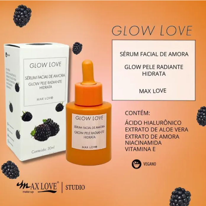 Serum Facial Glow Love Amora - Max Love ÚNICO