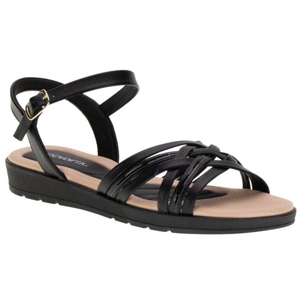 SANDÁLIA RASTEIRA PICCADILLY REJANE 410026 Preto