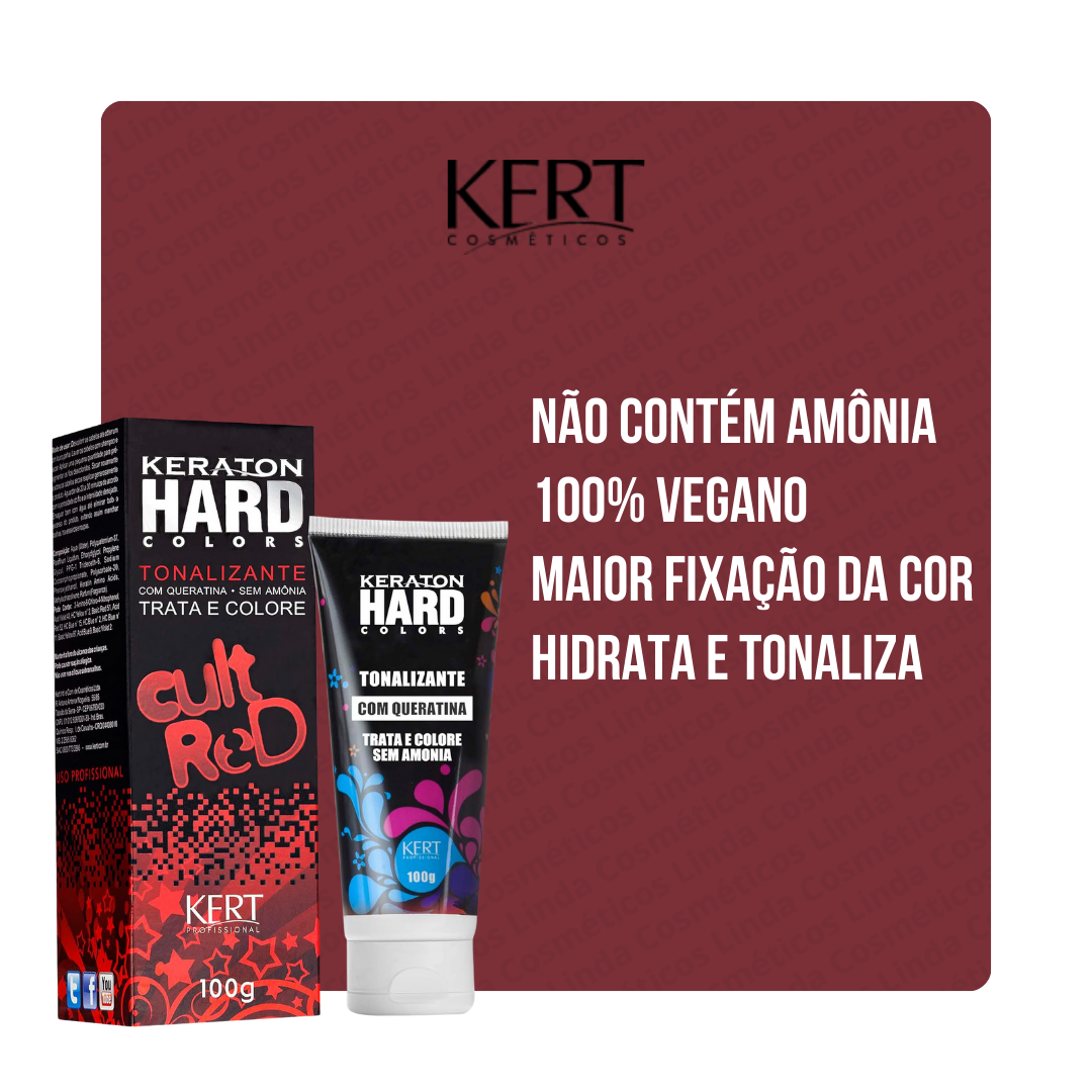 Kert Keraton Hard Color Cult Red 100g 100g