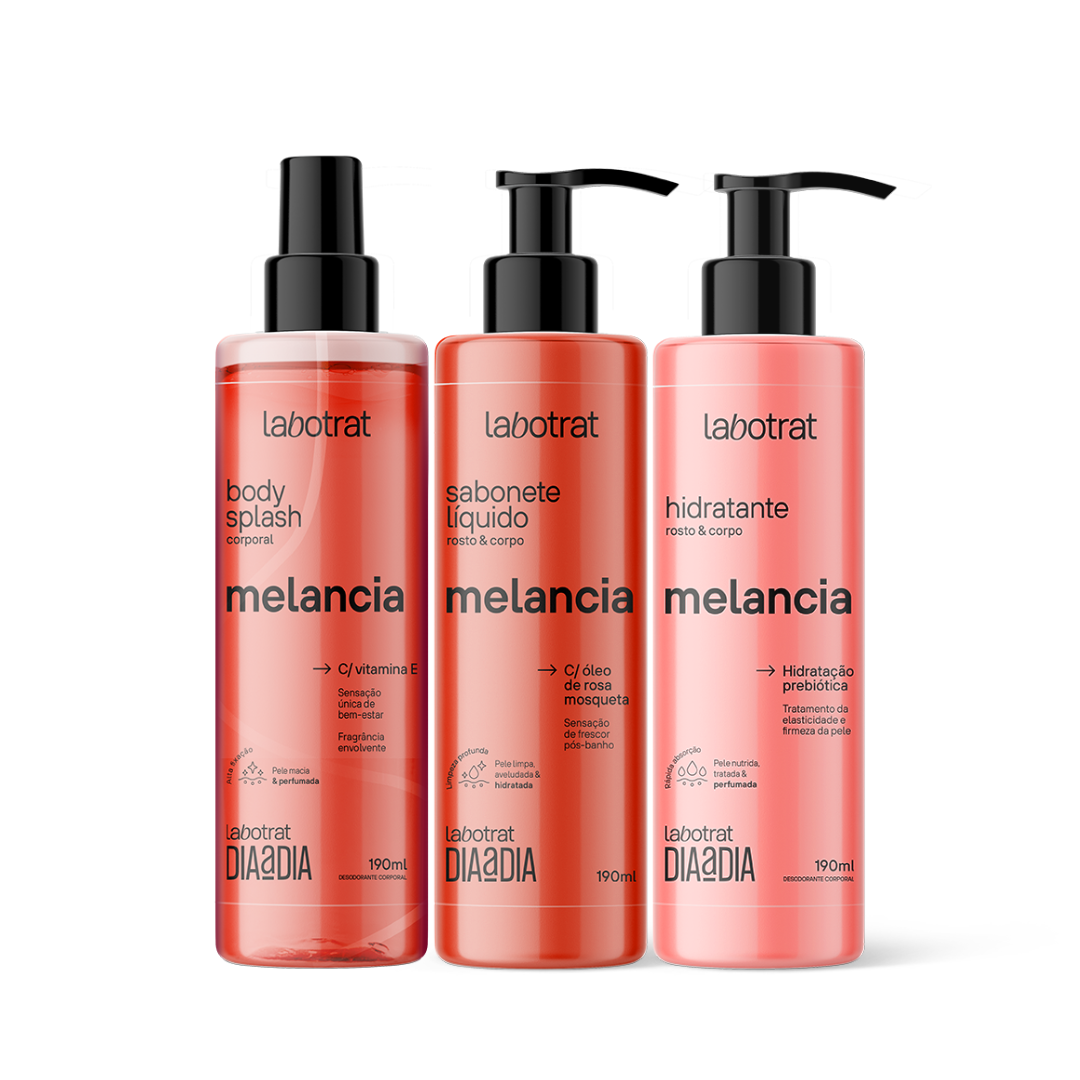 Labotrat Dia a Dia Melancia Body Splash + Hidratante + Sabonete 100ml