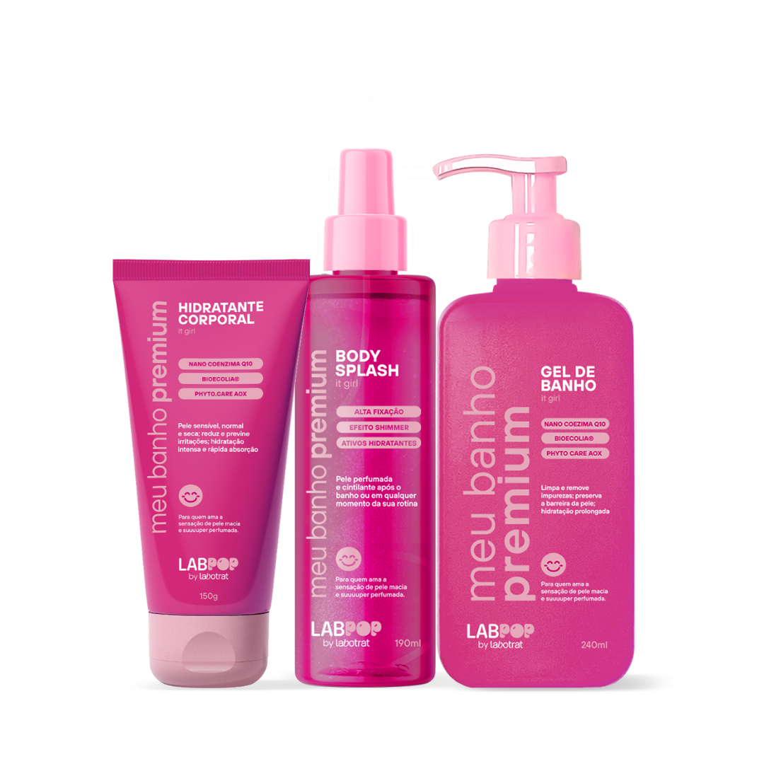 Labotrat LabPOP It Girl Hidratante + Gel de Banho + Body Splash ÚNICO