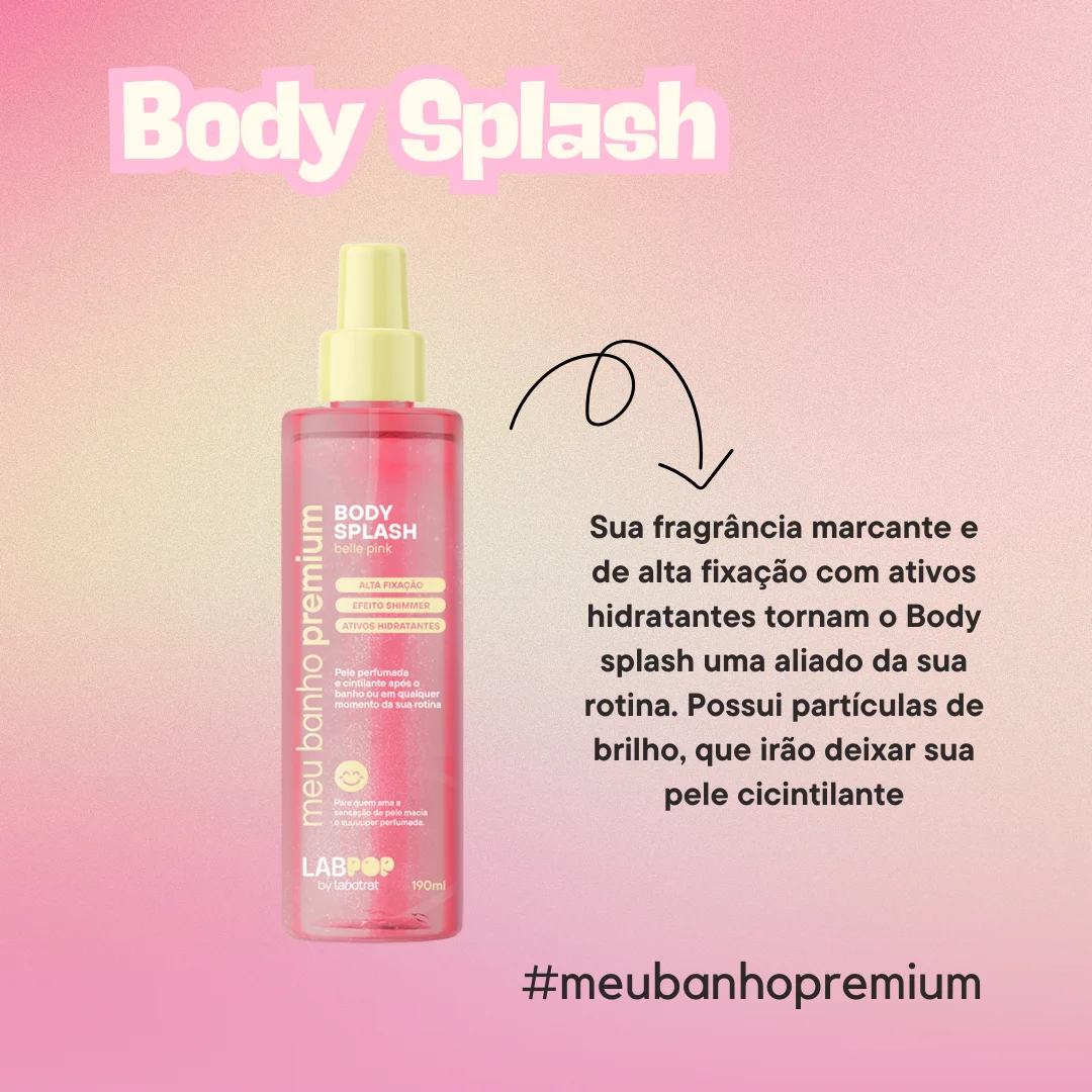 Labotrat LabPOP Belle Pink Body Splash 190ml UNICO