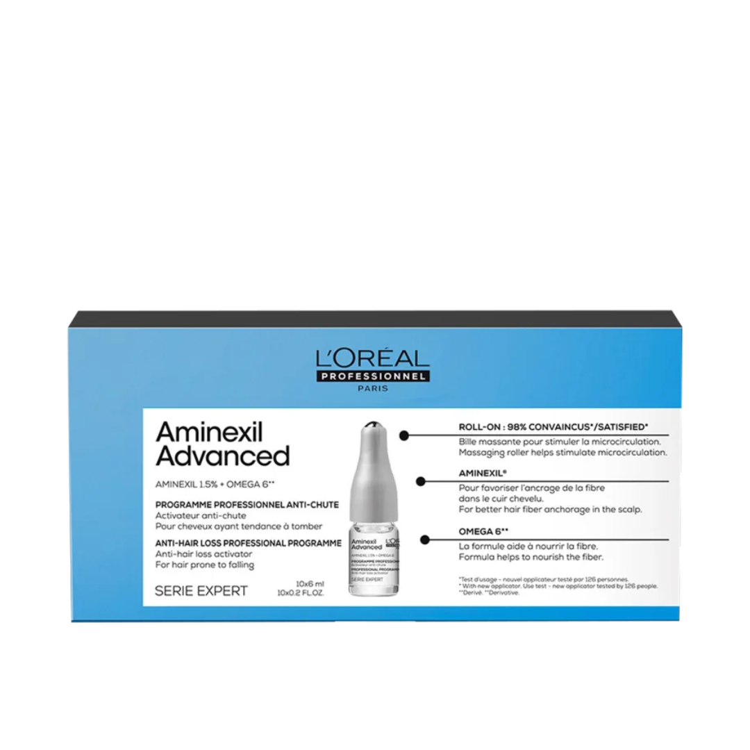 Kit Aminexil Advanced Ampola Anti Queda 6ml - 10 unidades ÚNICO