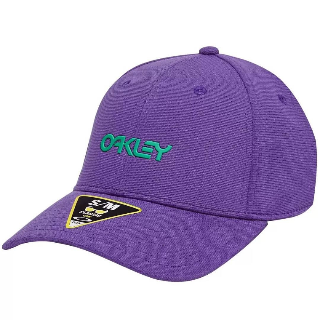 Boné Oakley 6 Panel Stetch Metallic - DEEP VIOLET Roxo