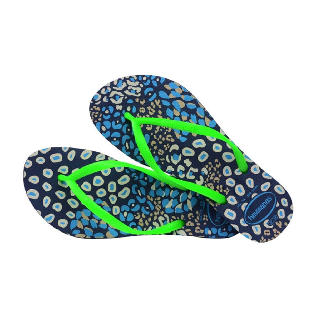 Chinelo de Dedo Slim Animals FC Feminino Havaianas Multicores