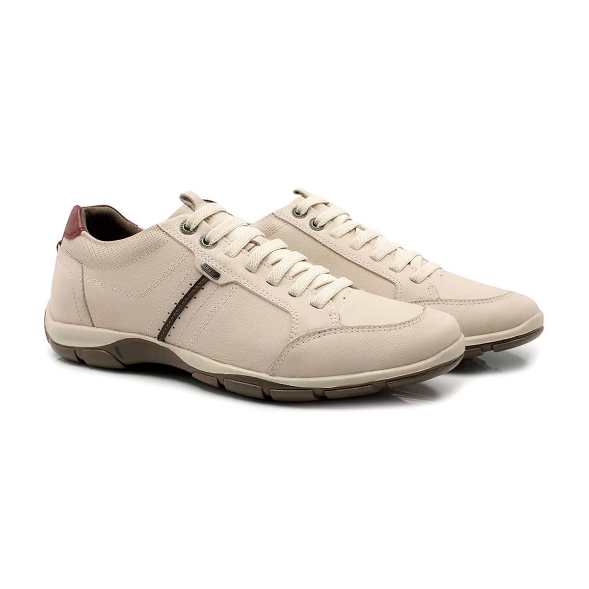 Sapatênis Casual Masculino Ferricelli Azera ZR42555 Bege