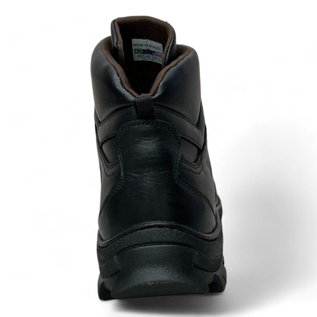 Bota Adventure Mega Boots Cano Alto Couro 17019 Preto
