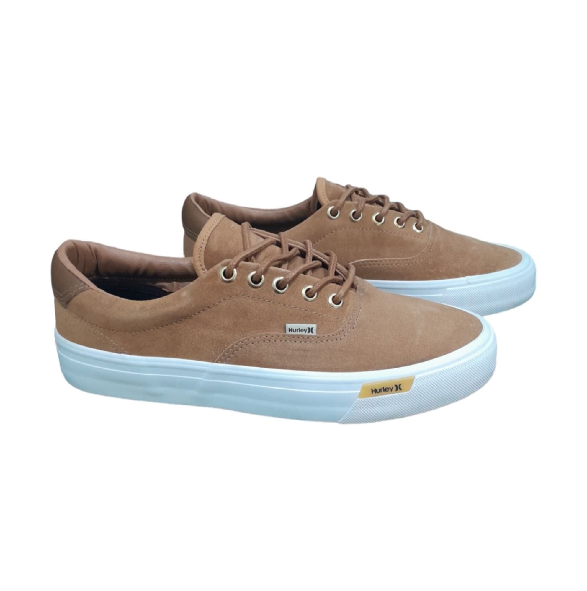 Tênis Hurley Lake Side Suede Unissex - Caramelo Marrom