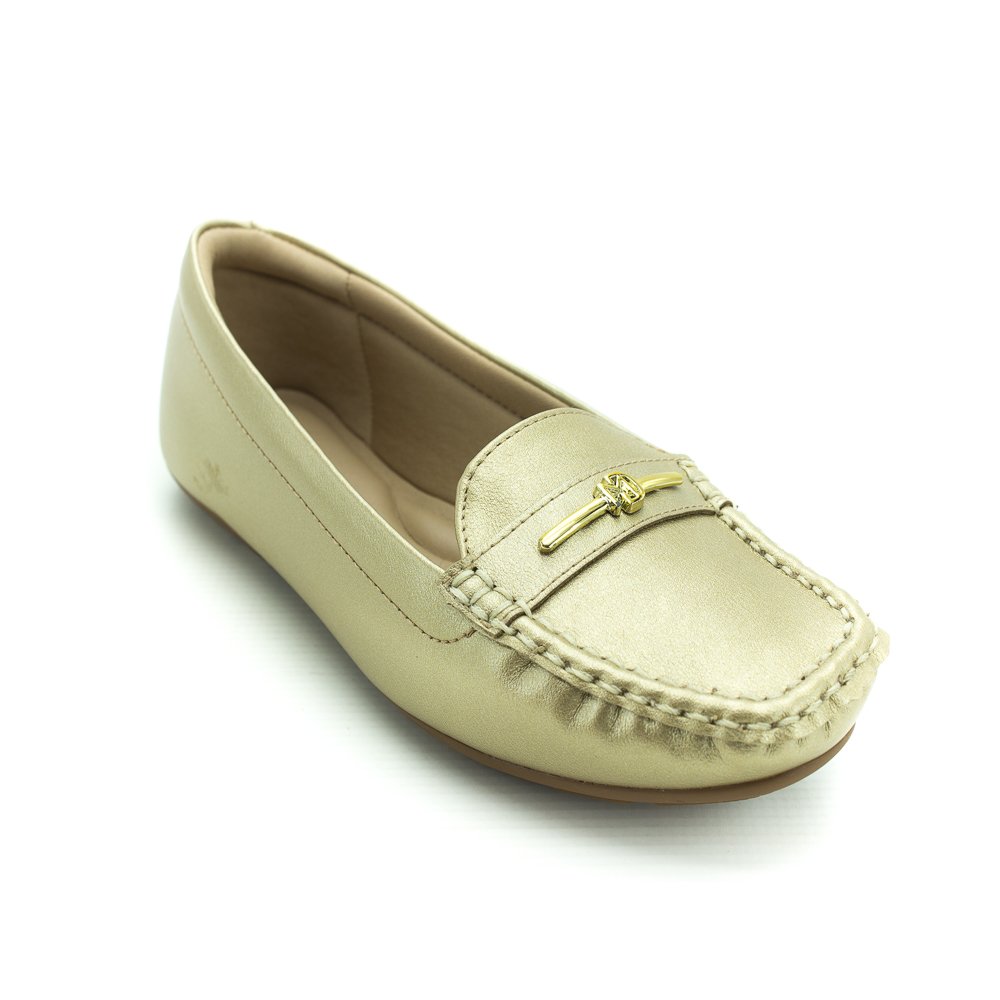 Mocassim Feminino Modare 7035.655 - Dourado Dourado
