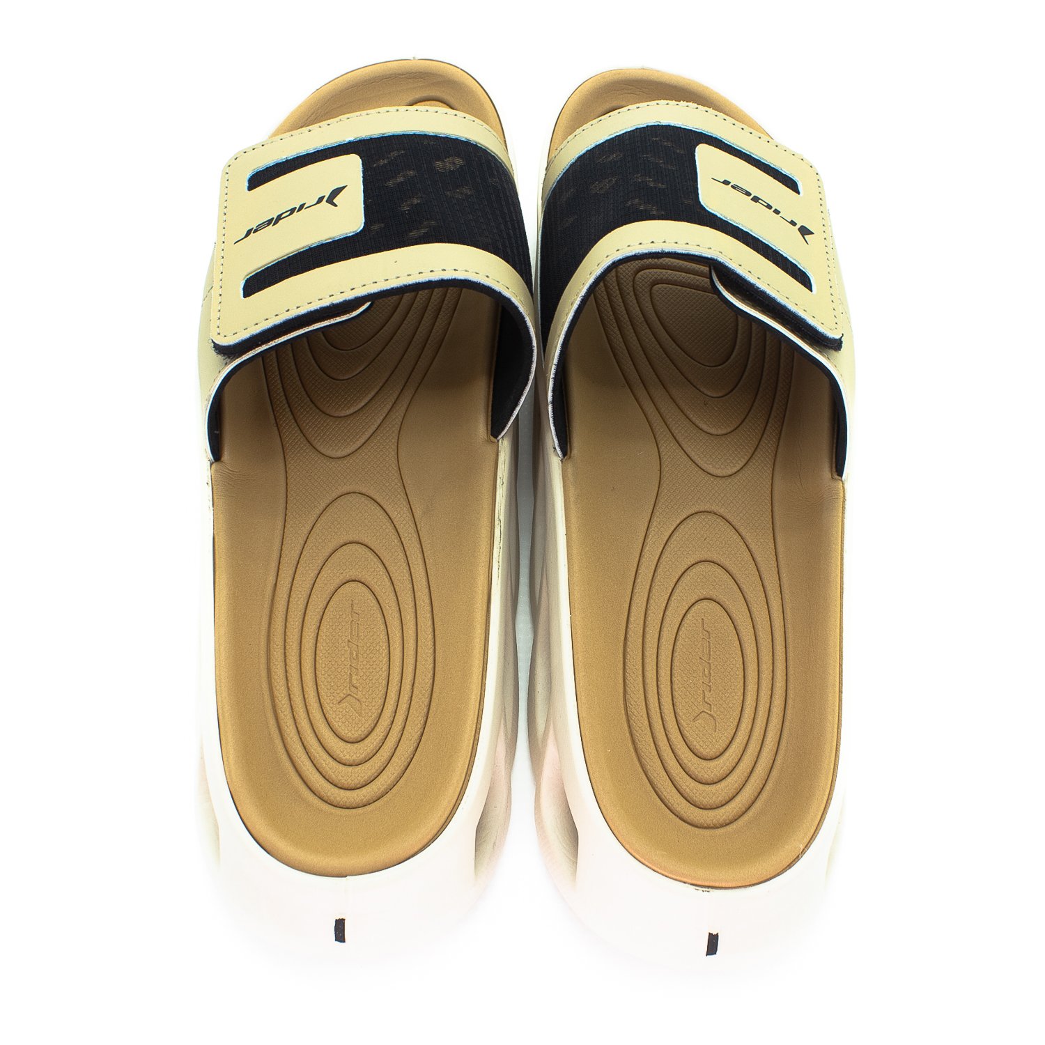 Chinelo Masculino Rider Power Slide - Bege Bege