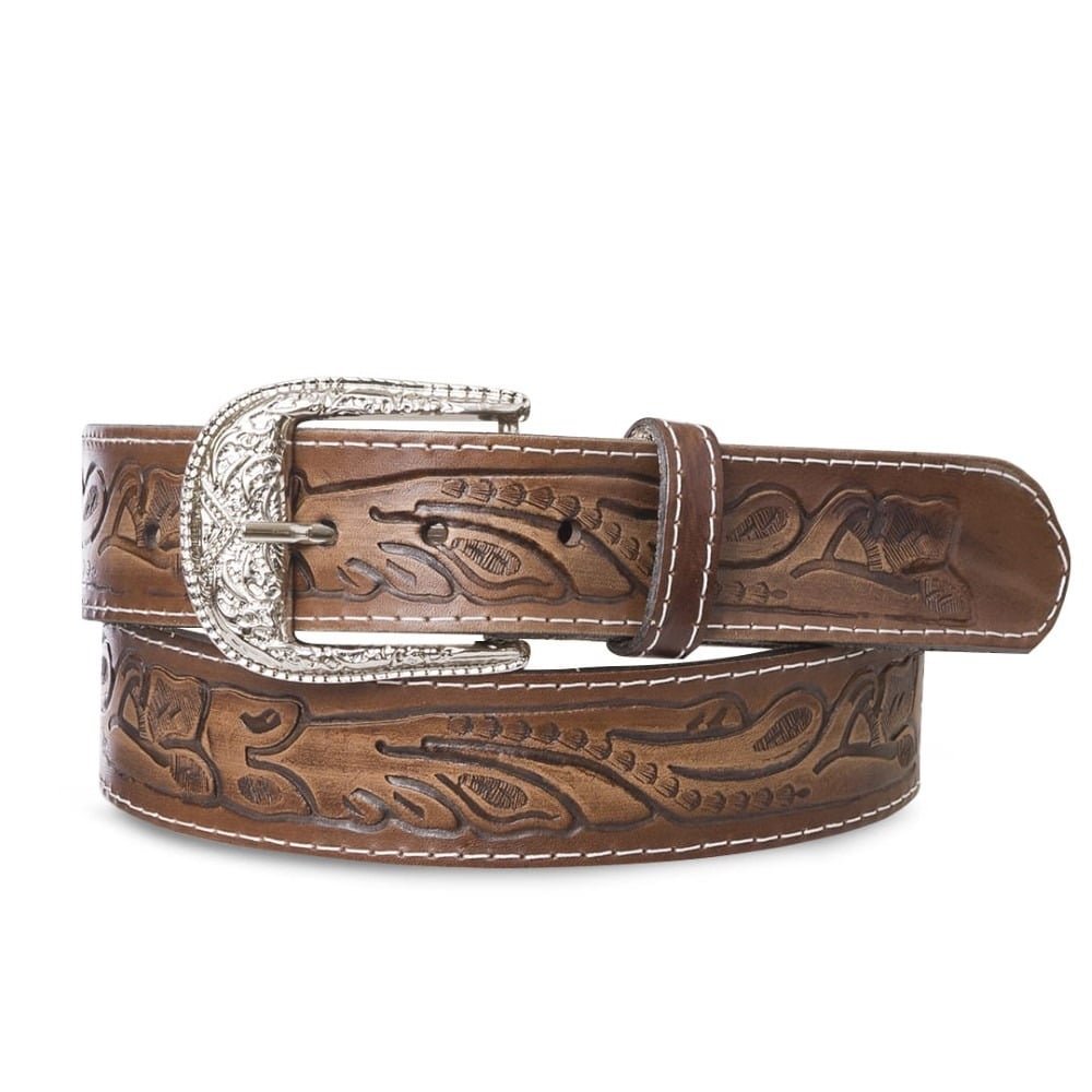 Cinto Masculino Cowboy Texturizado Couro Design Moderno Fechamento ...