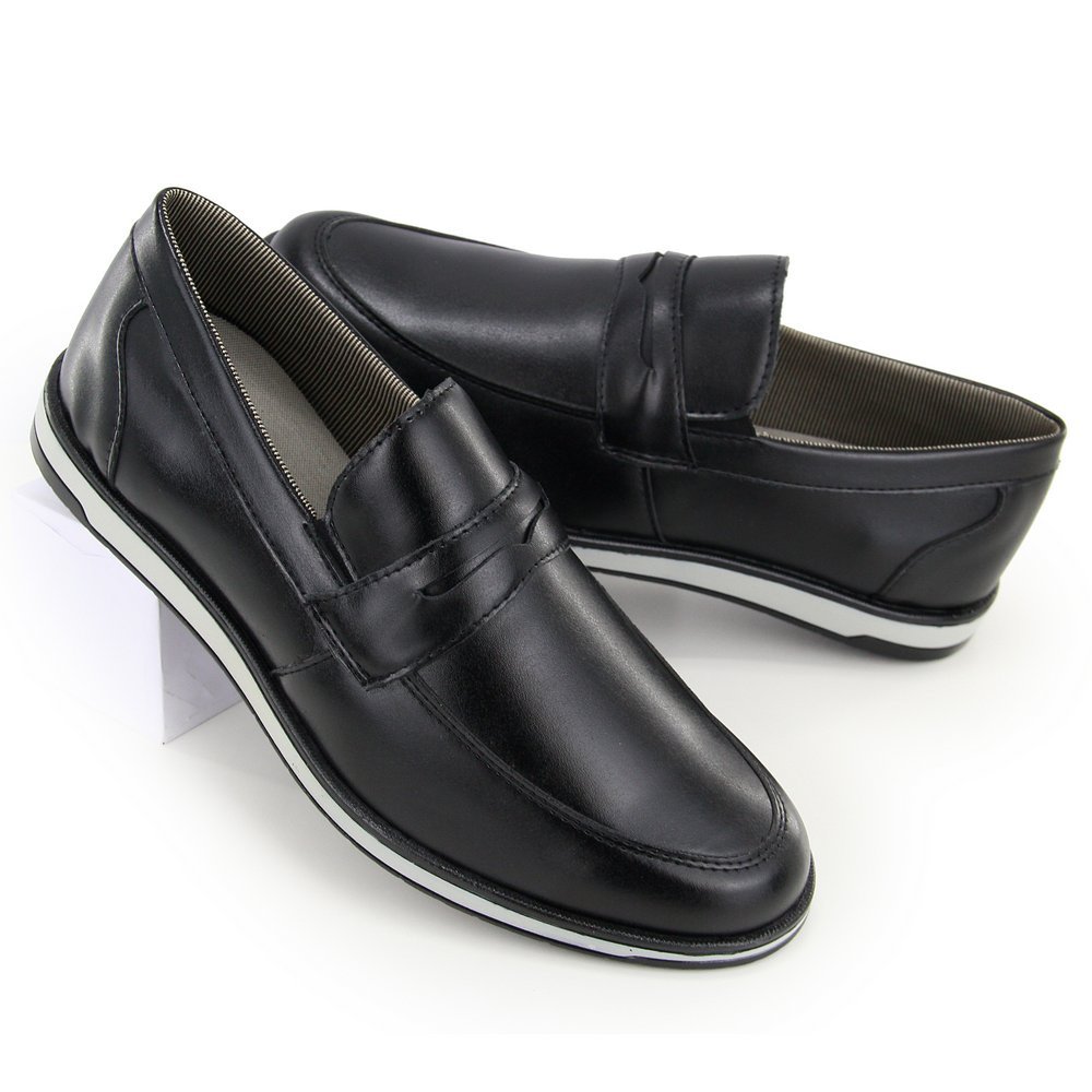Sapato Masculino Preto Elegancia e Conforto d Todas Ocasioes Preto