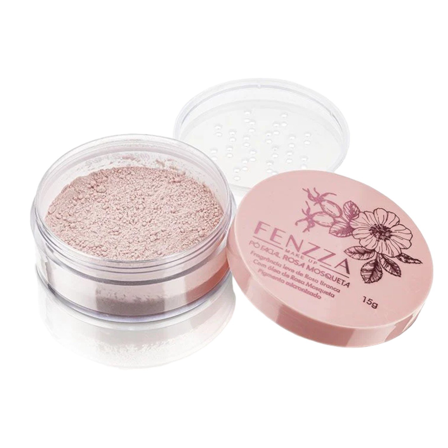 Po Facial Vegano Salve Brasil Rosa Mosqueta Fenzza 15g