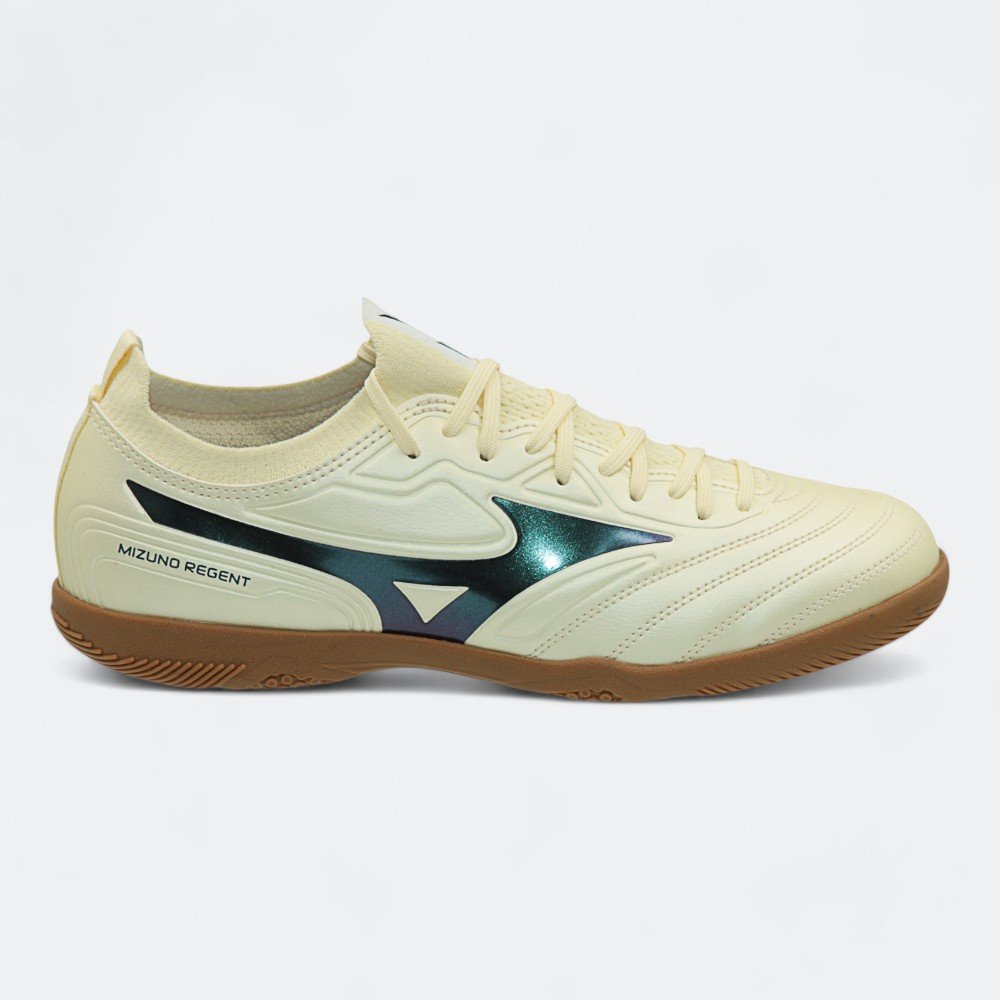 Chuteira Mizuno Regent Futsal Masculina 107154154-02 Marfim