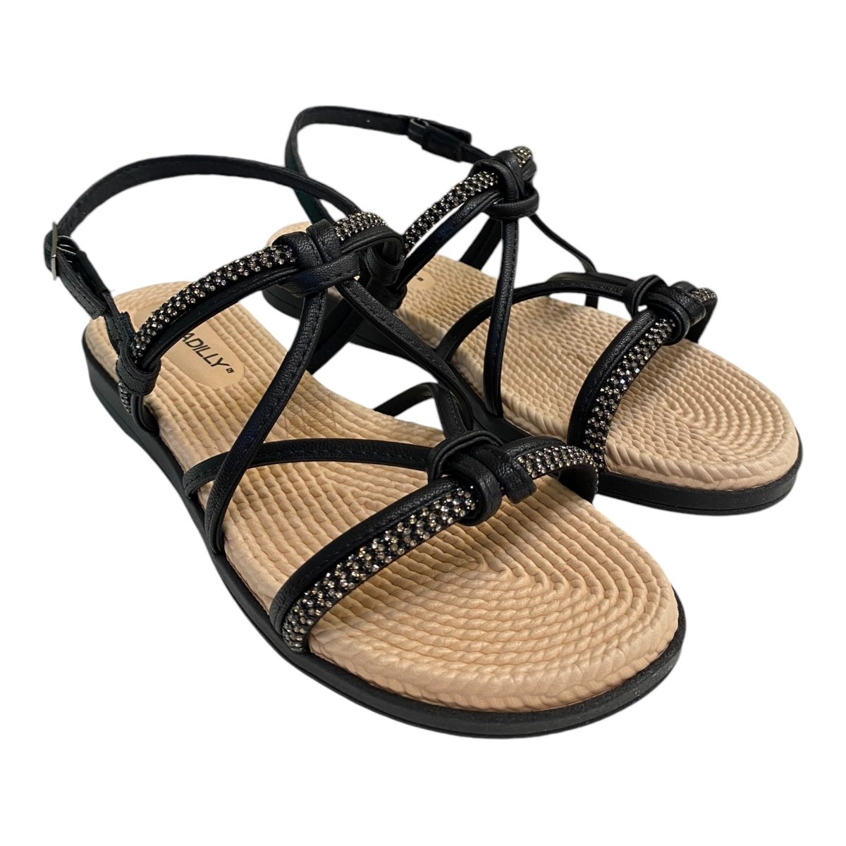 Sandalia Feminino Picadilly Napa Conforto Metalizado Brilho 513011 ...