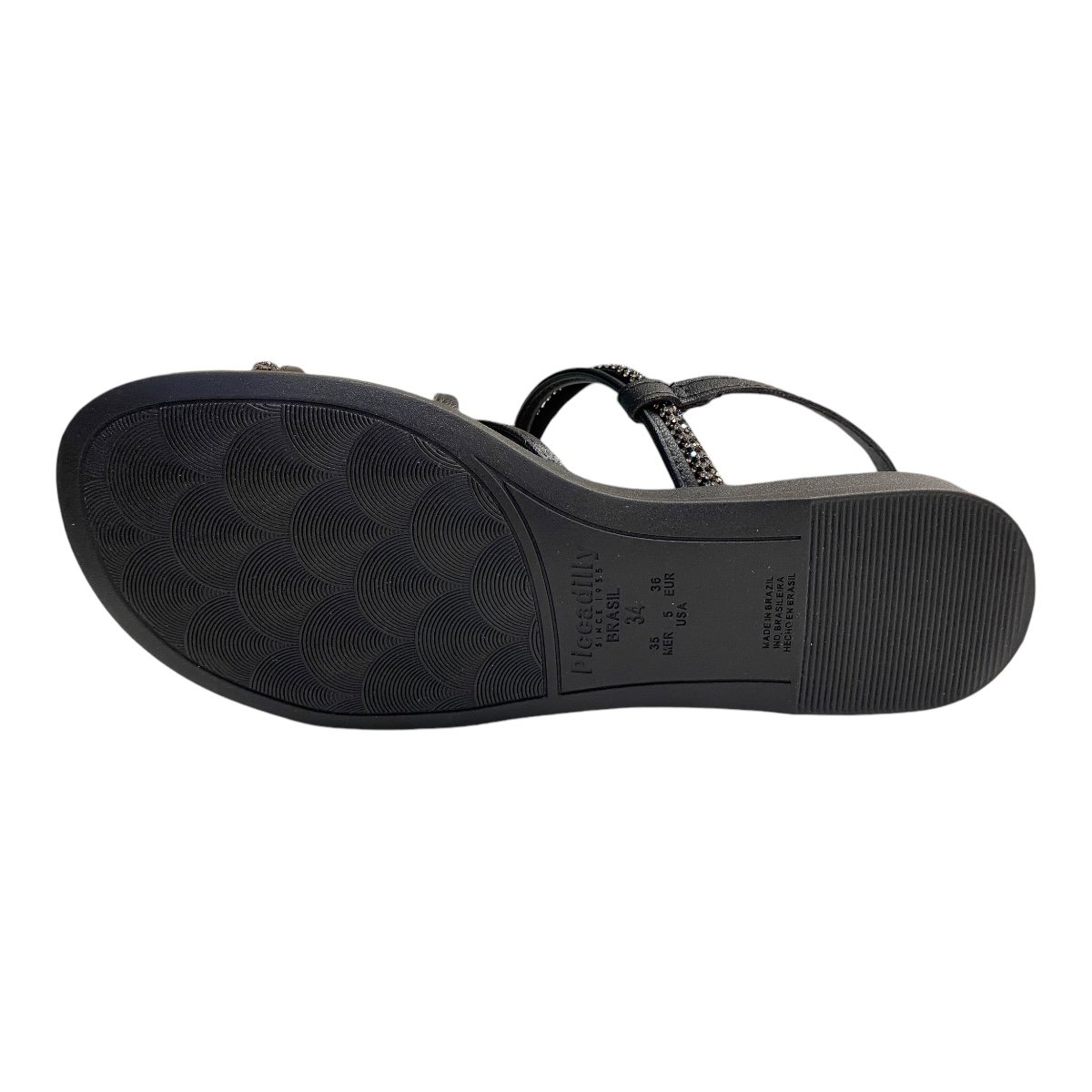 Sandalia Feminino Picadilly Napa Conforto Metalizado Brilho 513011 ...